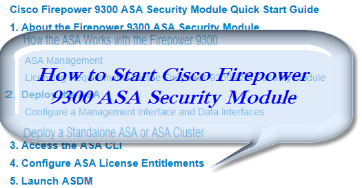 How to Start Cisco Firepower 9300 ASA Security Module? - Router Switch Blog