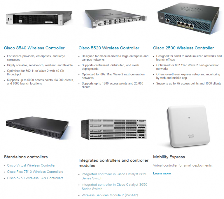Introduction to the Latest Cisco Wireless Controllers - Router Switch Blog