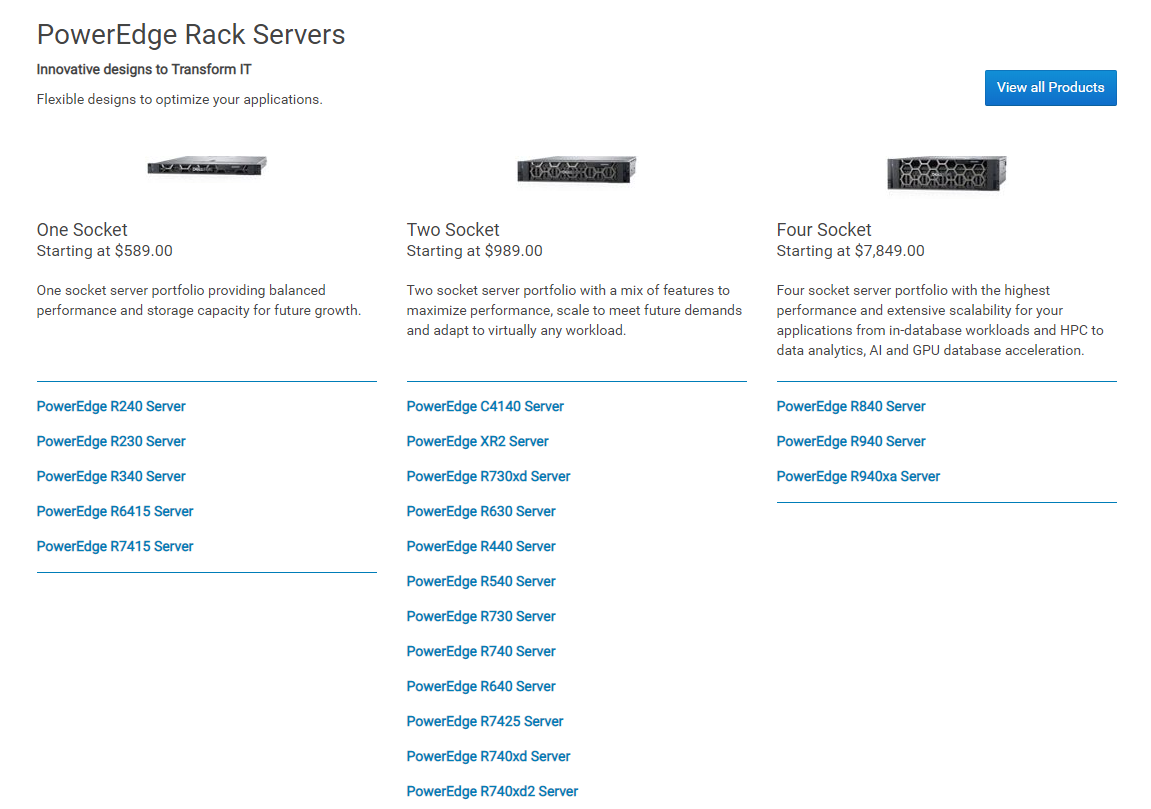Dell Poweredge Rack Server Comparison Chart By Router Switch Issuu Images