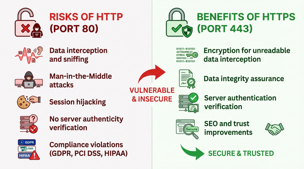 Port 80 vs 443: Performance, Security, and Enterprise Deployment Insights - Router Switch Blog ...